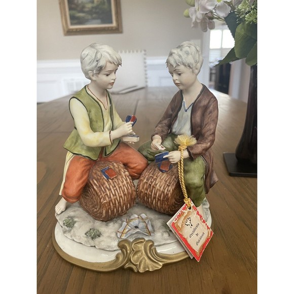 Gianni Merlo | Art | Gianni Merloarrotino Ceramic Capodimonte 2 Boys ...